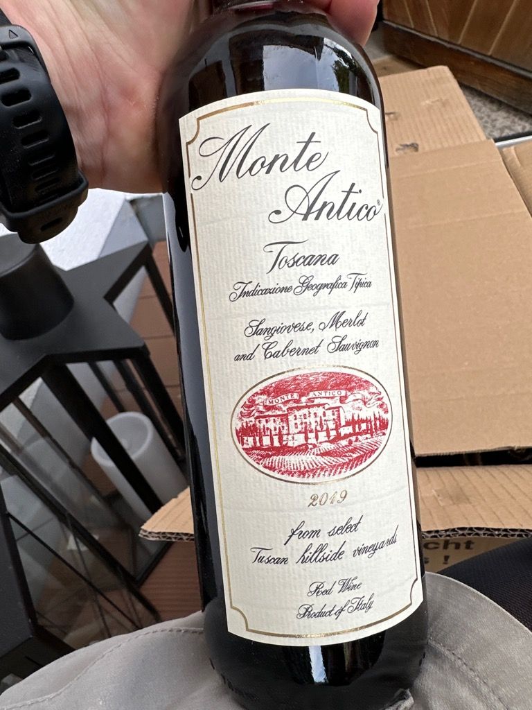 2019 Monte Antico Sangiovese Toscana IGT, Italy, Tuscany, Toscana IGT ...
