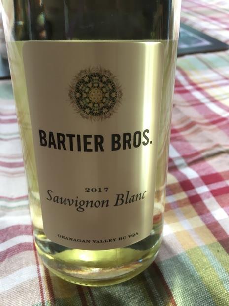 2019 Bartier Bros. Sauvignon Blanc Desert Wolf Vineyard, Canada ...