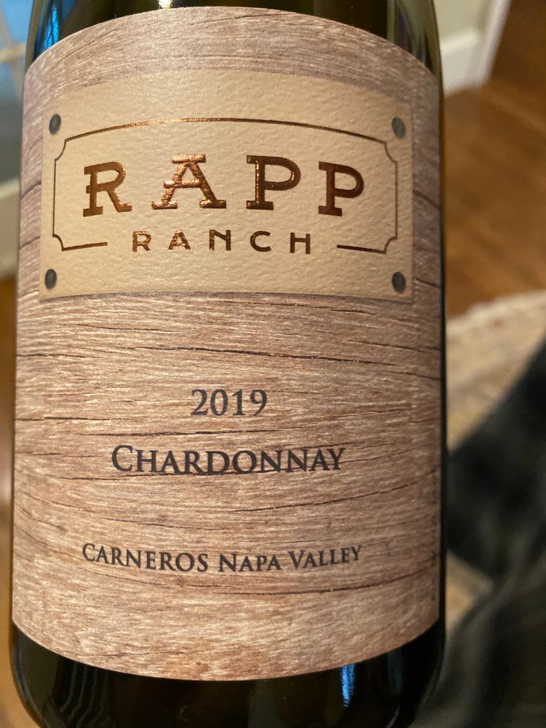 2019 Shadybrook Rapp Ranch Chardonnay, USA, California, Napa / Sonoma ...