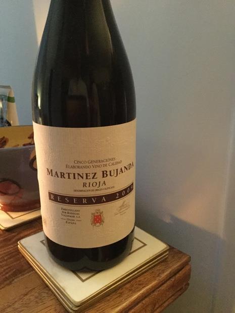 1995 Martinez Bujanda Rioja Reserva, Spain, La Rioja, Rioja - CellarTracker