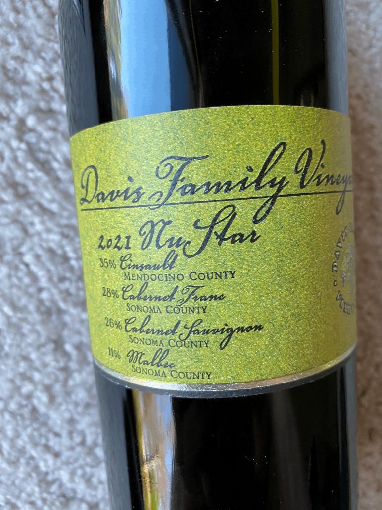 2021 Davis Family Vineyards, USA, California, North Coast - CellarTracker