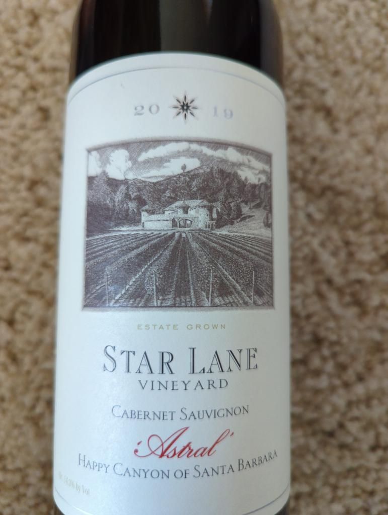 2019 Star Lane Vineyard Cabernet Sauvignon Astral, USA, California ...
