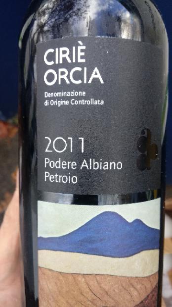 2011 Podere Albiano Orcia Cirie, Italy, Tuscany, Orcia - CellarTracker