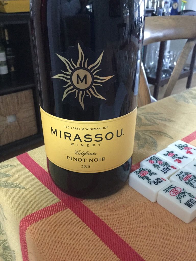 2018 Mirassou Winery Pinot Noir, USA, California - CellarTracker