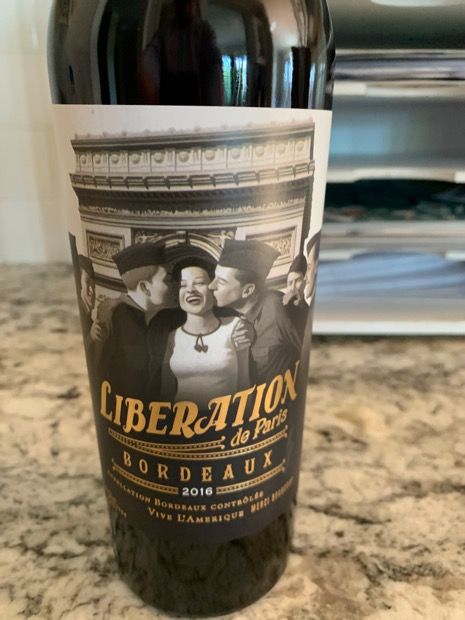 2019 Liberation Winery Liberation de Paris, France, Bordeaux ...