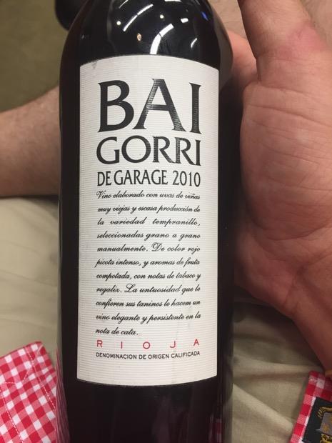 2010 Bodegas Baigorri Rioja de Garage, Spain, La Rioja, La Rioja ...