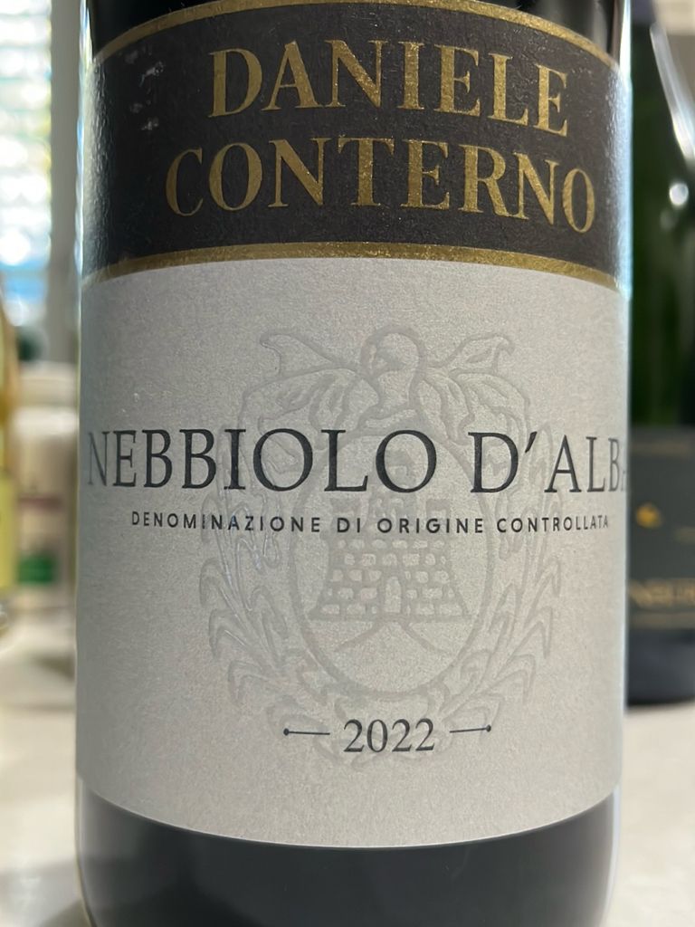 2021 Daniele Conterno Nebbiolo d'Alba, Italy, Piedmont, Alba, Nebbiolo ...