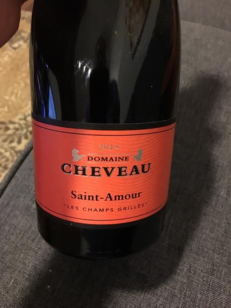 2017 Domaine Cheveau Saint-Amour Les Champs Grilles, France, Burgundy ...