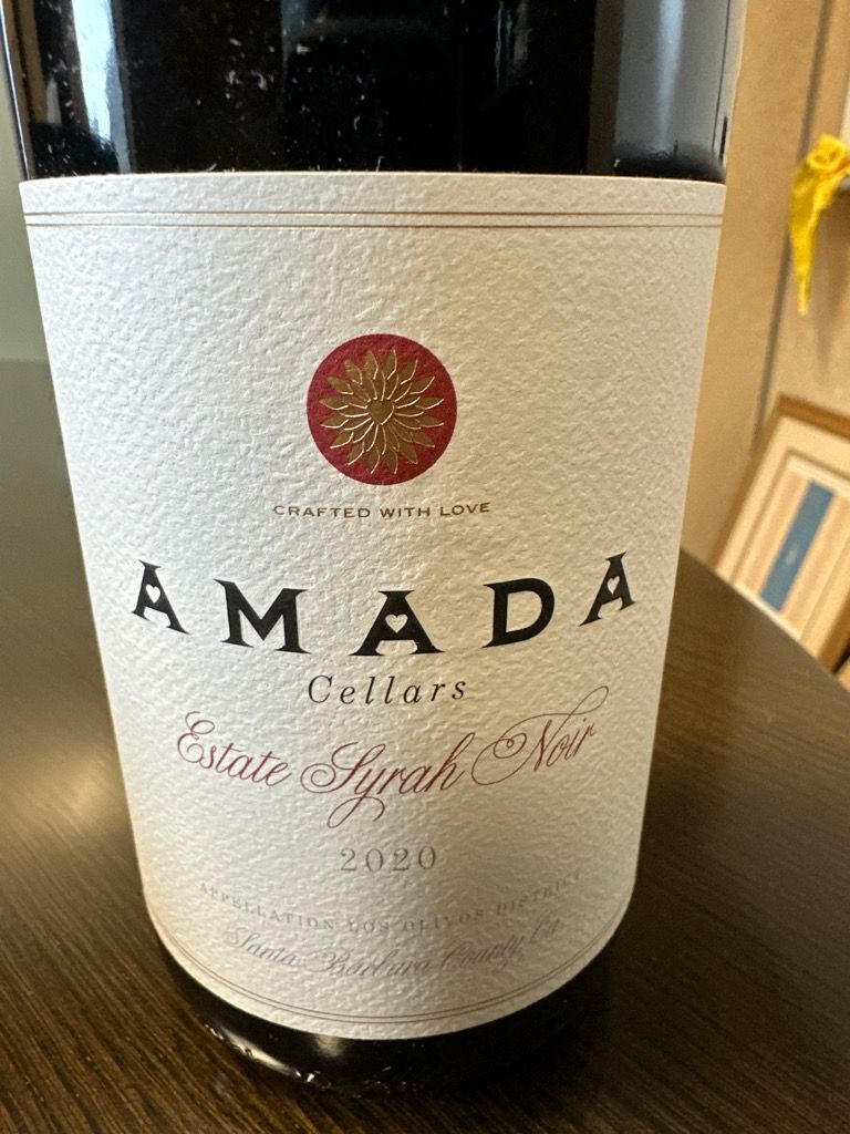 2023 Amada Cellars Syrah Estate Syrah Noir, USA, California, Central ...