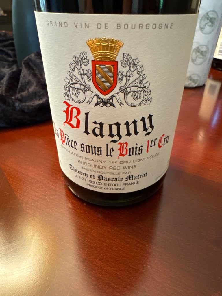 2020 Domaine Matrot Meursault-Blagny 1er Cru La Pièce-sous-le-Bois ...