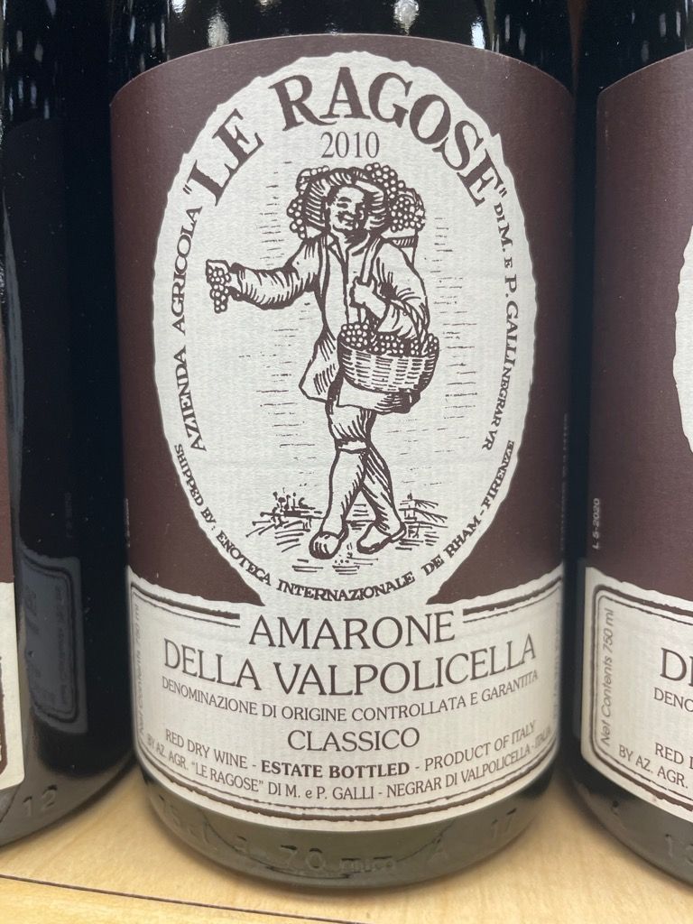 2010 Le Ragose Amarone della Valpolicella Classico Marta Galli, Italy ...