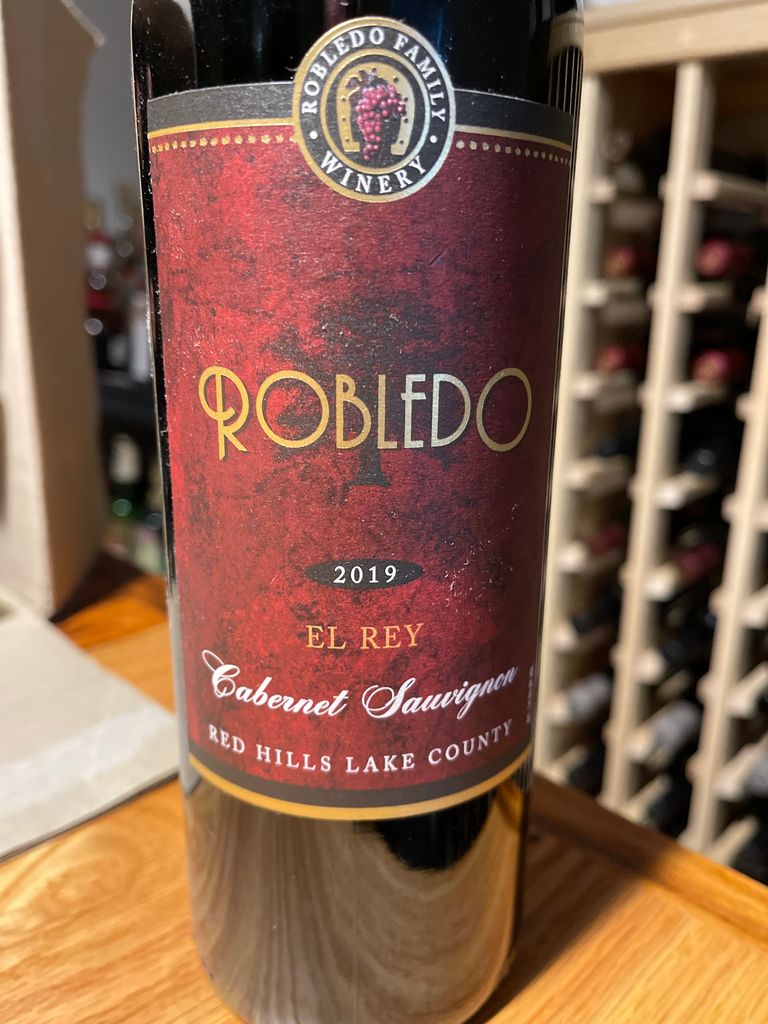 2019 Robledo Family Winery Cabernet Sauvignon El Rey, USA, California ...