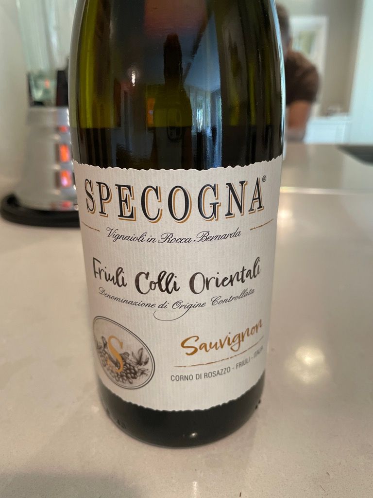 2021 Azienda Agricola Specogna Collio Sauvignon, Italy, Friuli-Venezia ...