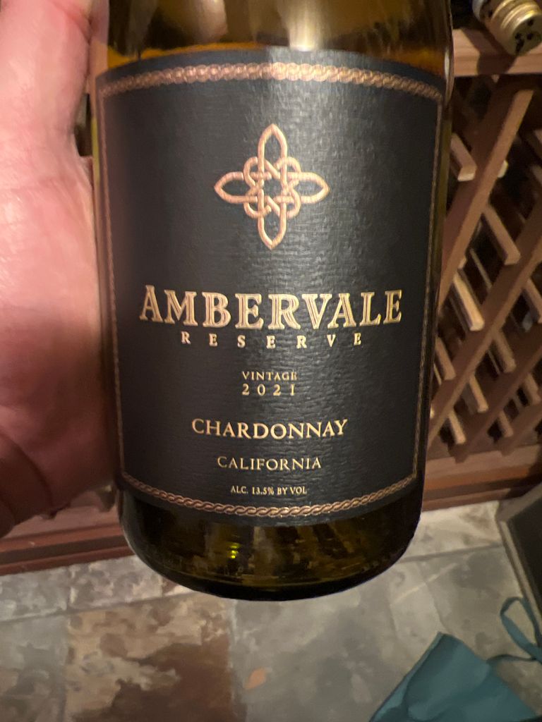2021 Ambervale Chardonnay Reserve, USA, California - CellarTracker