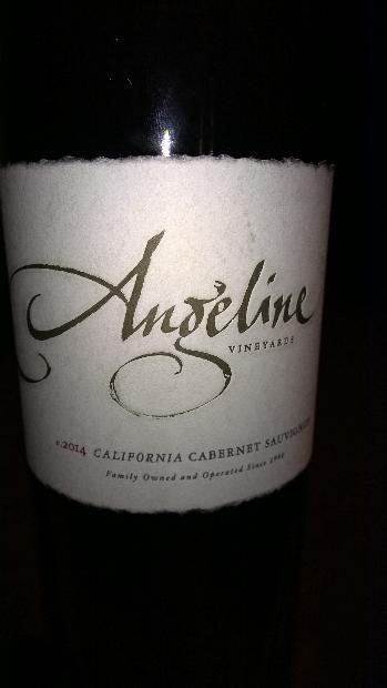 2014 Angeline Winery Cabernet Sauvignon California, USA, California ...