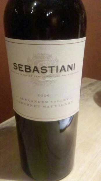 2006 Sebastiani Vineyards & Winery Cabernet Sauvignon Alexander Valley ...
