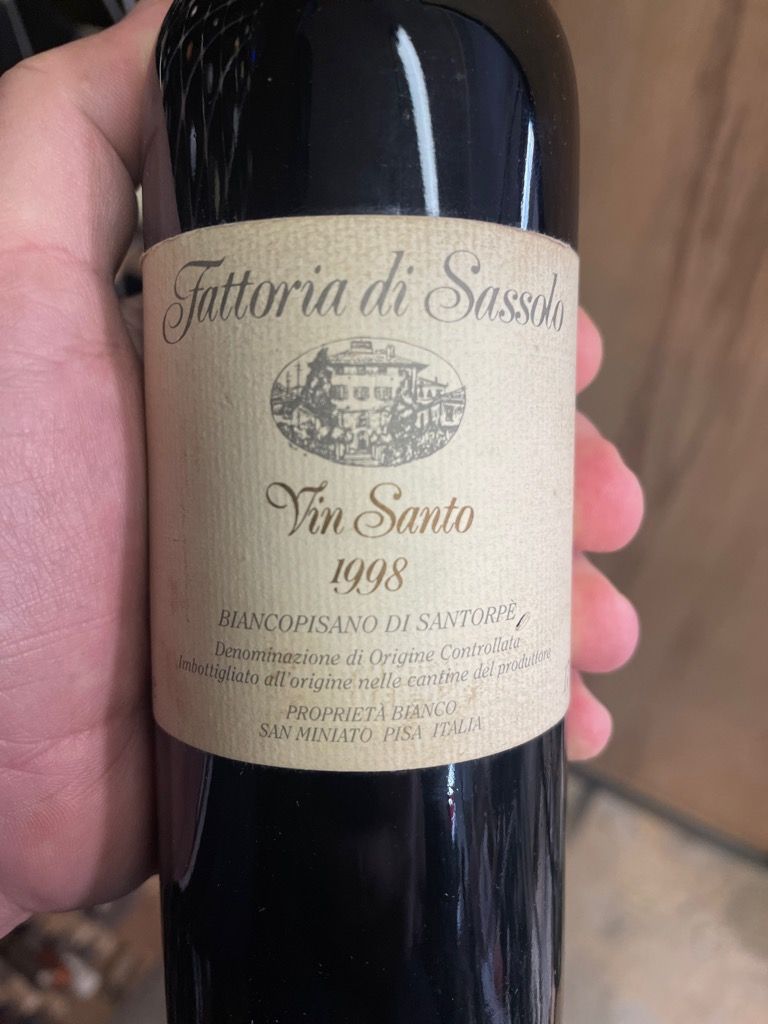 1998 Fattoria di Sassolo Vin Santo, Italy, Tuscany, Vin Santo ...