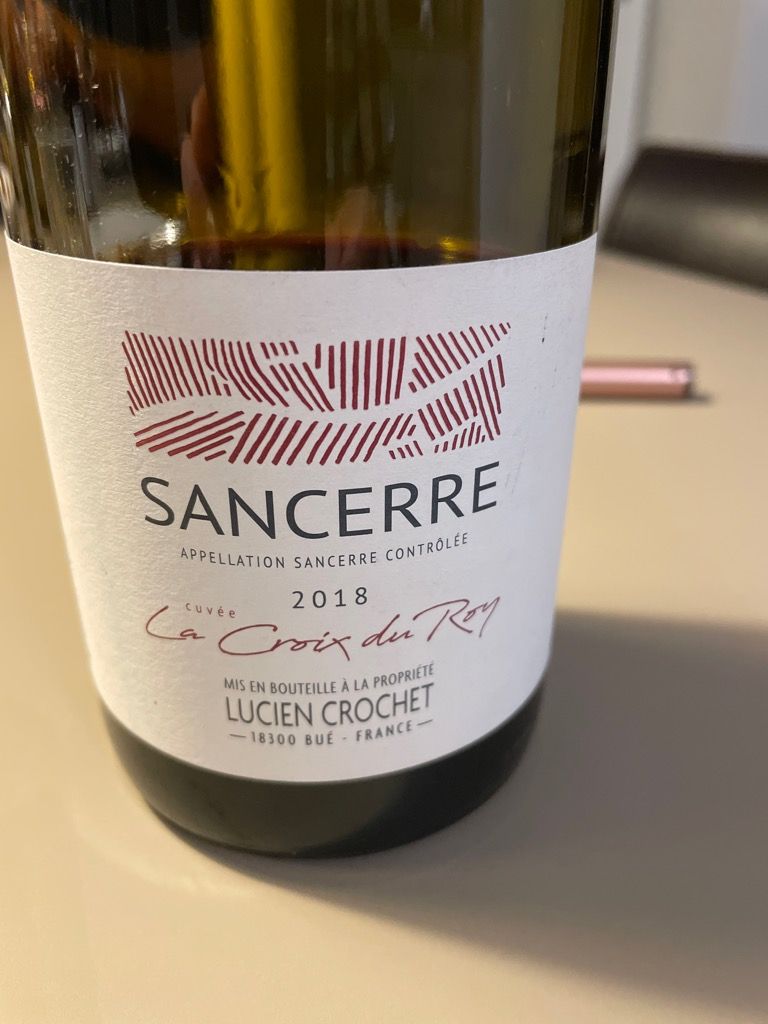 2018 Lucien Crochet Sancerre Rouge La Croix du Roy, France, Loire ...