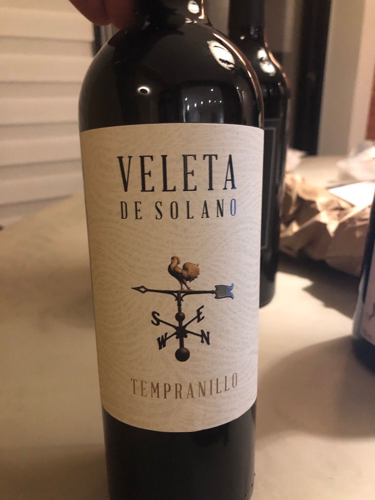 2019 Bodegas Bastida Tempranillo Veleta de Solano, Spain, Castilla-La ...