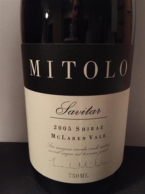 2005 Mitolo Shiraz Savitar, Australia, South Australia, Fleurieu ...
