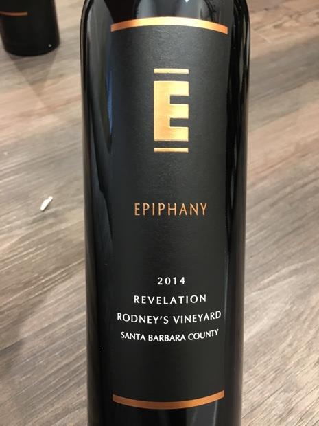 2014 Epiphany Revelation Rodney's Vineyard, USA, California, Central ...