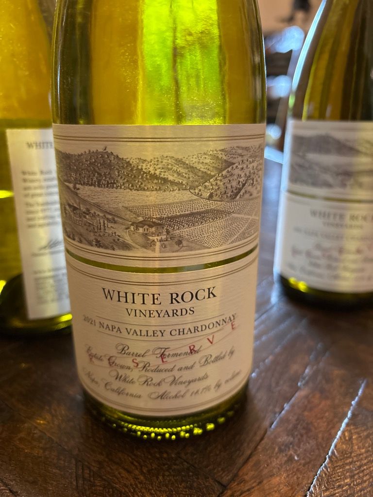 2021 White Rock Vineyards Chardonnay Reserve, USA, California, Napa ...