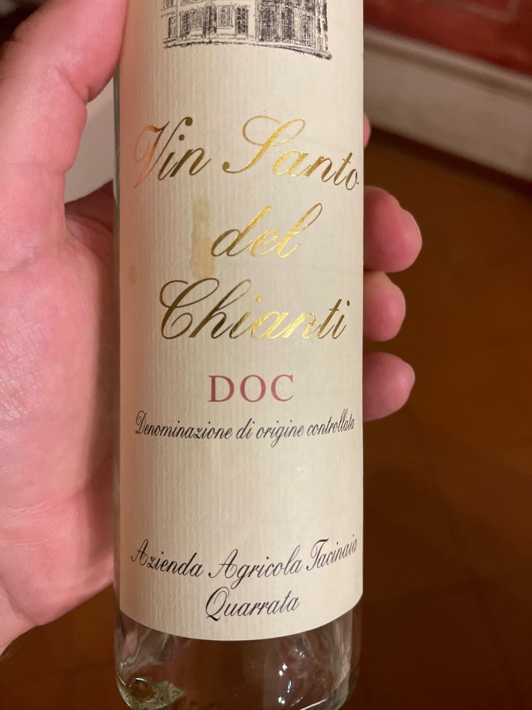 2019 Azienda Agricola Tacinaia Vin Santo del Chianti, Italy, Tuscany ...