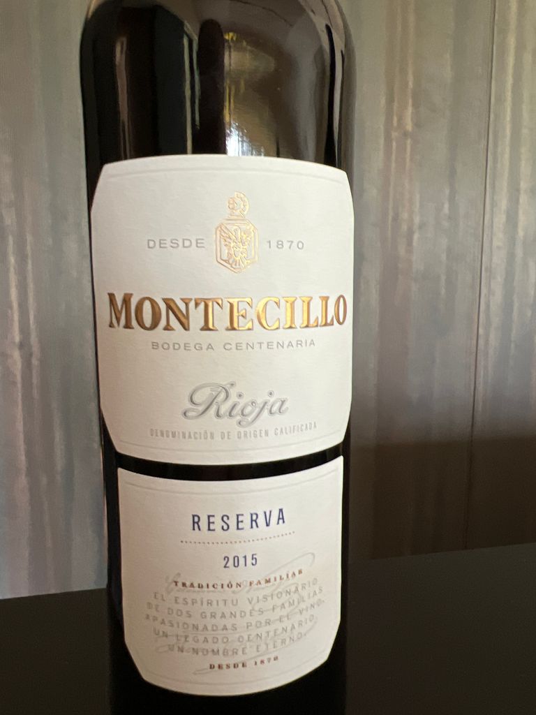 2015 Bodegas Montecillo Rioja Reserva, Spain, La Rioja, Rioja ...