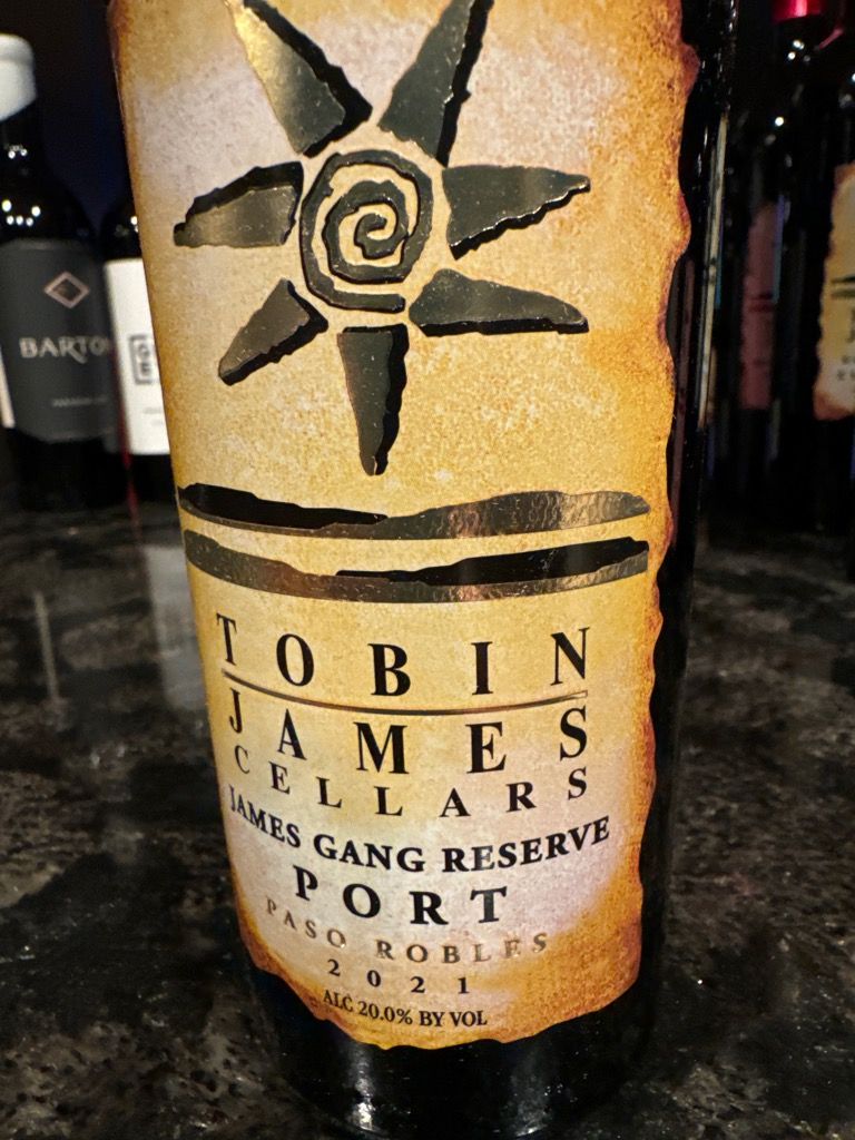2021 Tobin James James Gang Reserve Port, USA, California, Central ...