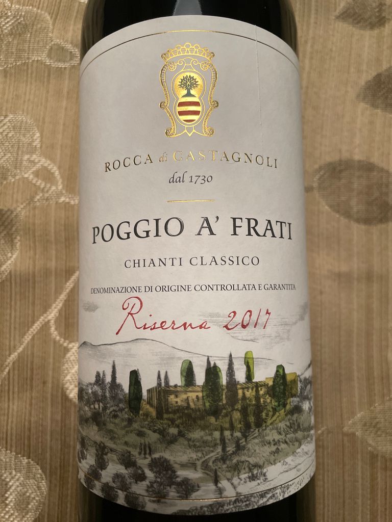 2016 Rocca di Castagnoli Chianti Classico Poggio a'Frati, Italy ...