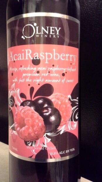 NV Winery at Olney Cabernet Sauvignon Acai Raspberry, USA, Maryland ...