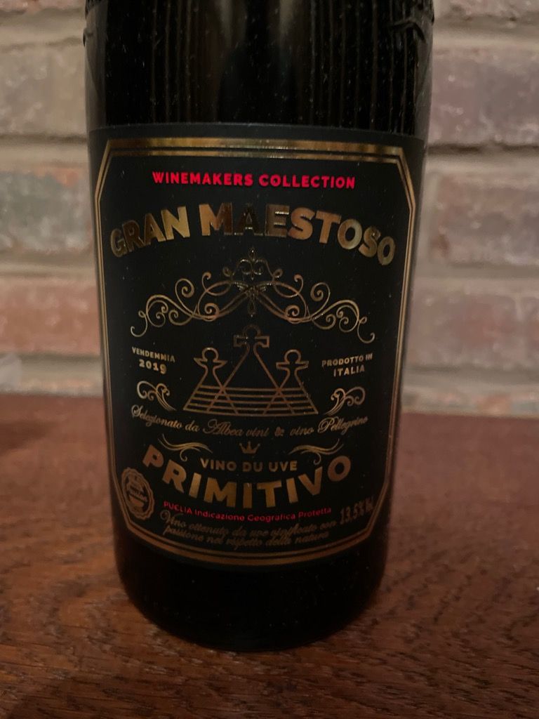 2019 Gran Maestoso Primitivo Puglia IGT, Italy, Puglia, Puglia IGT ...