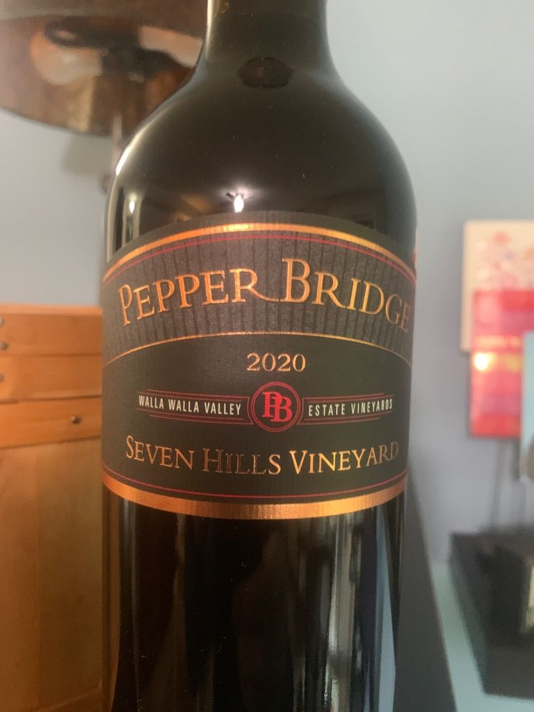 2020 Pepper Bridge Red Wine Seven Hills Vineyard, USA, Washington ...