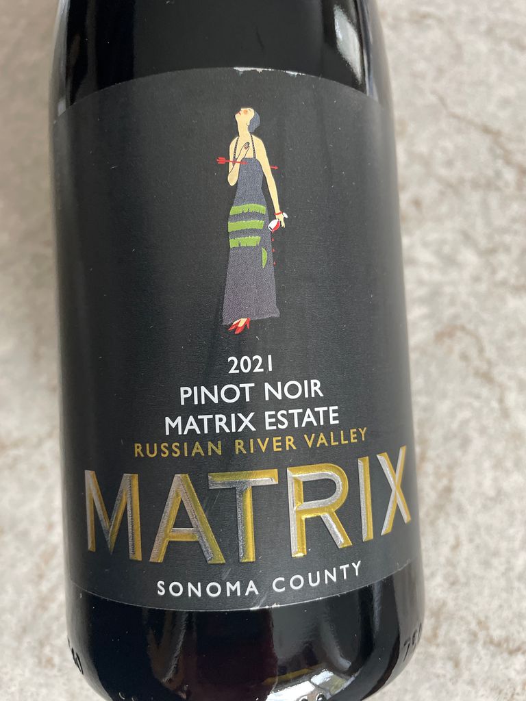 2022 Matrix Pinot Noir Estate Russian River Valley, USA, California ...