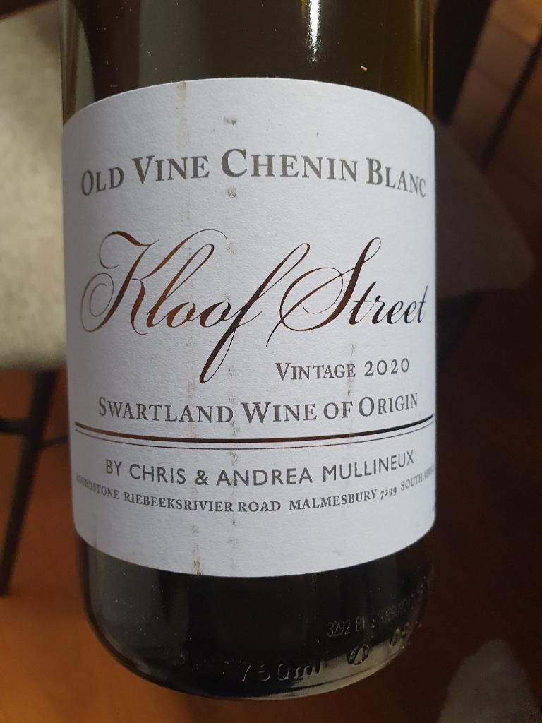 2020 Mullineux Chenin Blanc Kloof Street Old Vine, South Africa, Coastal Region, Swartland ...