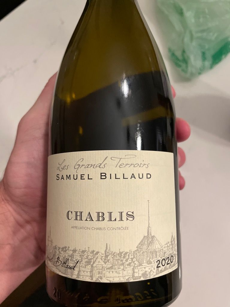 2020 Samuel Billaud Chablis, France, Burgundy, Chablis - CellarTracker