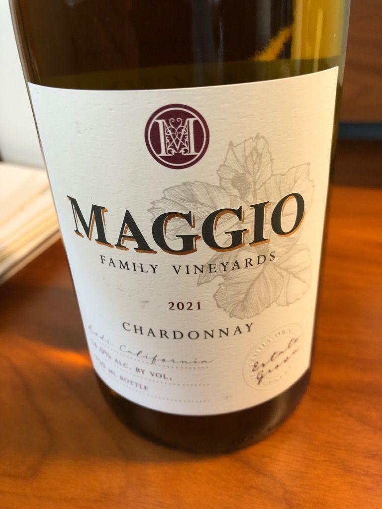 2022 Oak Ridge Winery Chardonnay Maggio Family Vineyards, USA ...