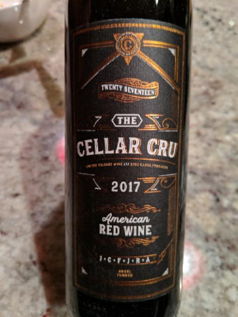 2017 The Cellar Cru American Red Wine, USA, American - CellarTracker