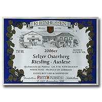 2009 Fritz Windisch Selzer Osterberg Riesling Auslese, Germany ...