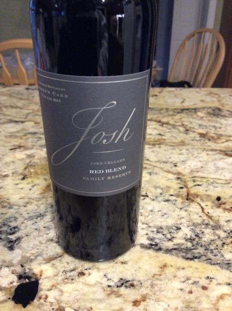 2015 Josh Cellars Red Blend Family Reserve, USA, California, Central ...