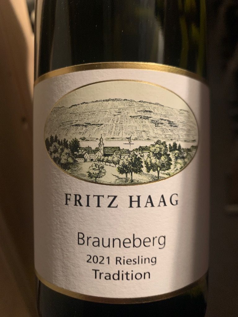 2022 Fritz Haag Brauneberger Riesling Tradition, Germany, Mosel Saar ...
