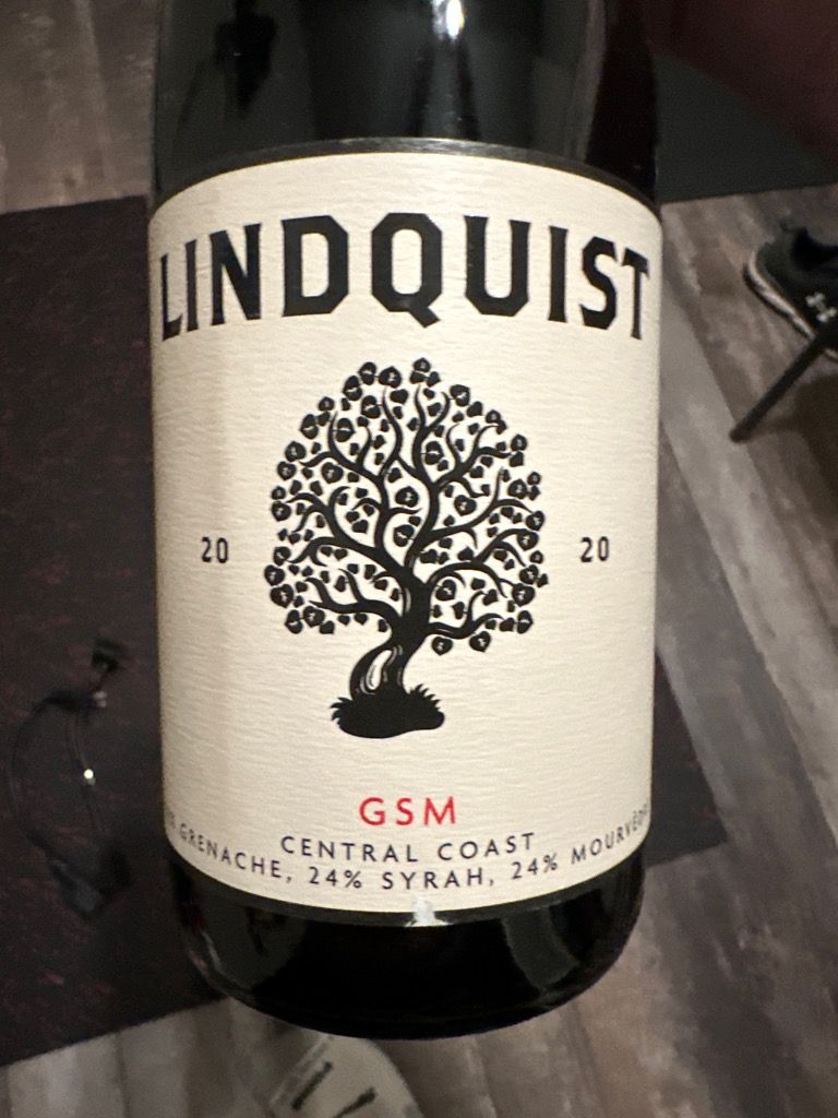 2021 Lindquist Family Wines GSM, USA, California, Central Coast ...