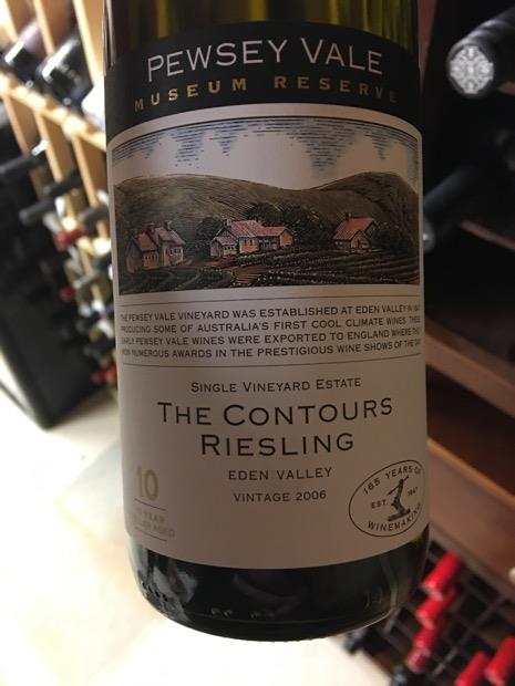 2006 Pewsey Vale Vineyard Riesling The Contours Museum Reserve ...