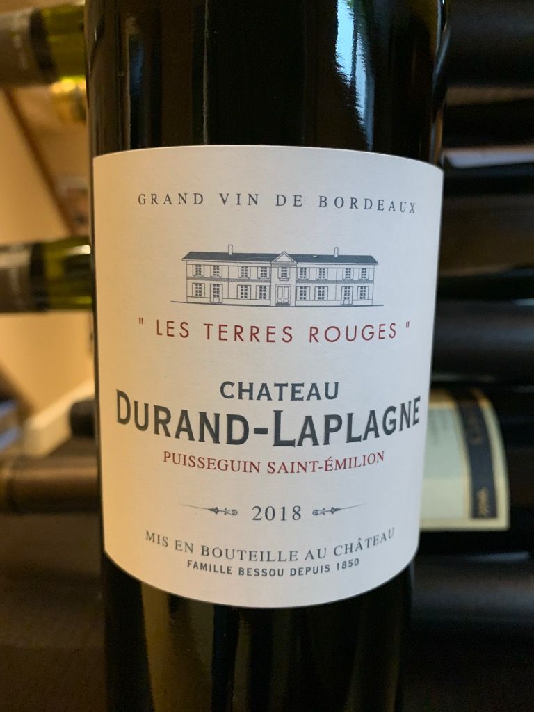 2018 Château Durand-Laplagne Les Terres Rouges, France, Bordeaux ...