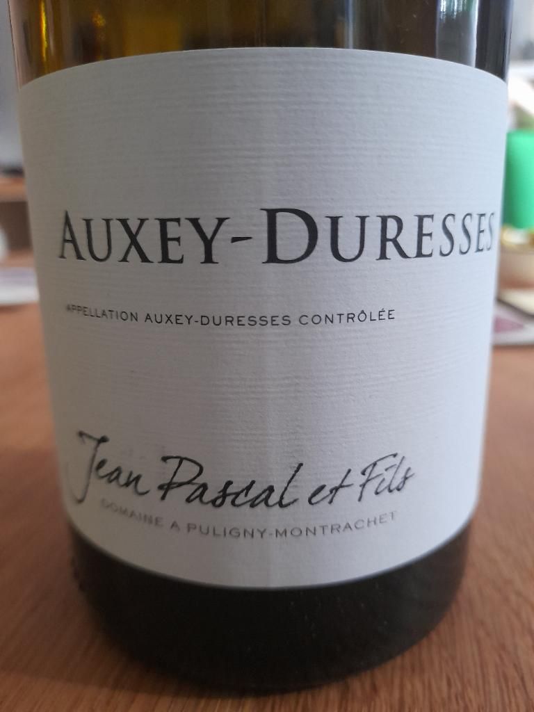 2016 Domaine Jean Pascal et Fils Auxey-Duresses Blanc, France, Burgundy ...