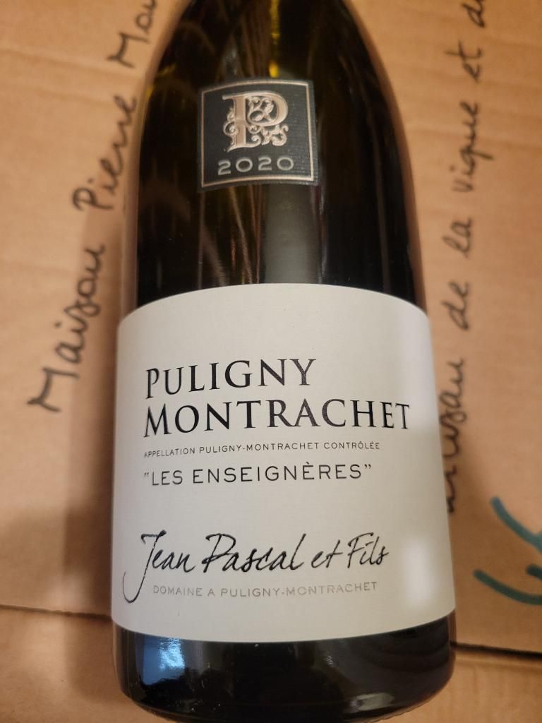 2020 Domaine Jean Pascal et Fils Puligny-Montrachet Les Enseignères ...