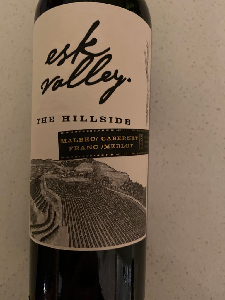 2017 Esk Valley The Hillside, New Zealand, North Island, Hawke's Bay ...