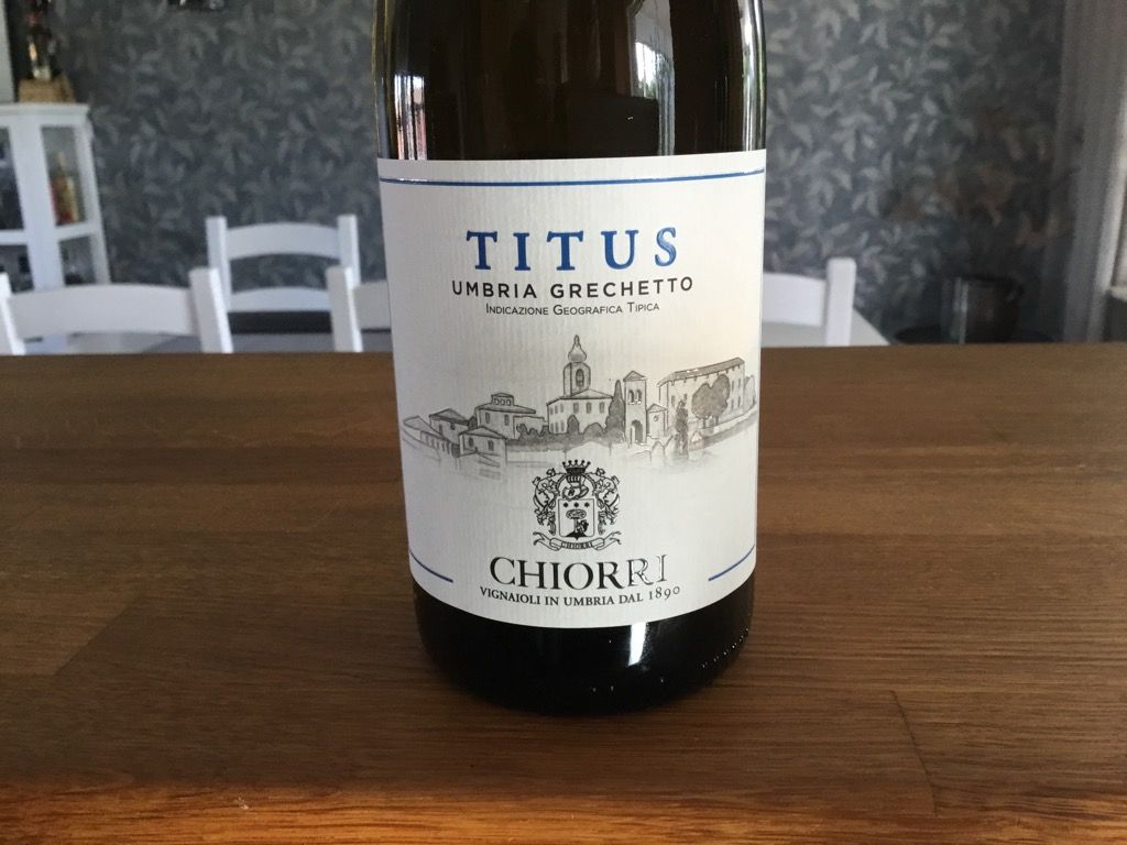 2021 Azienda Agraria Chiorri Grechetto Umbria Titus, Italy, Umbria ...