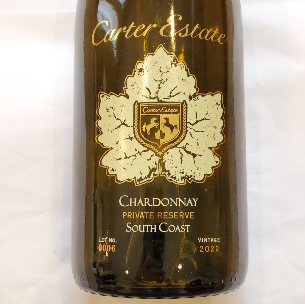 2022 Carter Estate Winery Chardonnay Private Reserve, USA, California ...