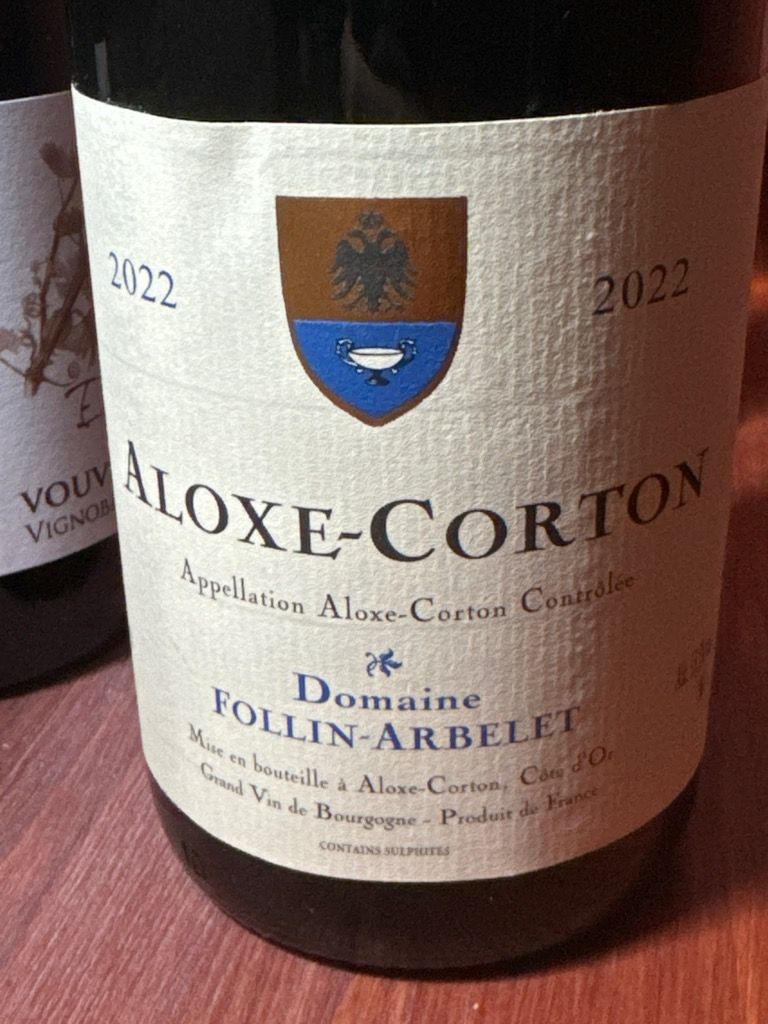 2023 Domaine Follin-Arbelet Aloxe-Corton, France, Burgundy, Côte de ...